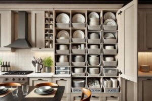 How To Organize Plates In Kitchen Cabinets - House Arctic